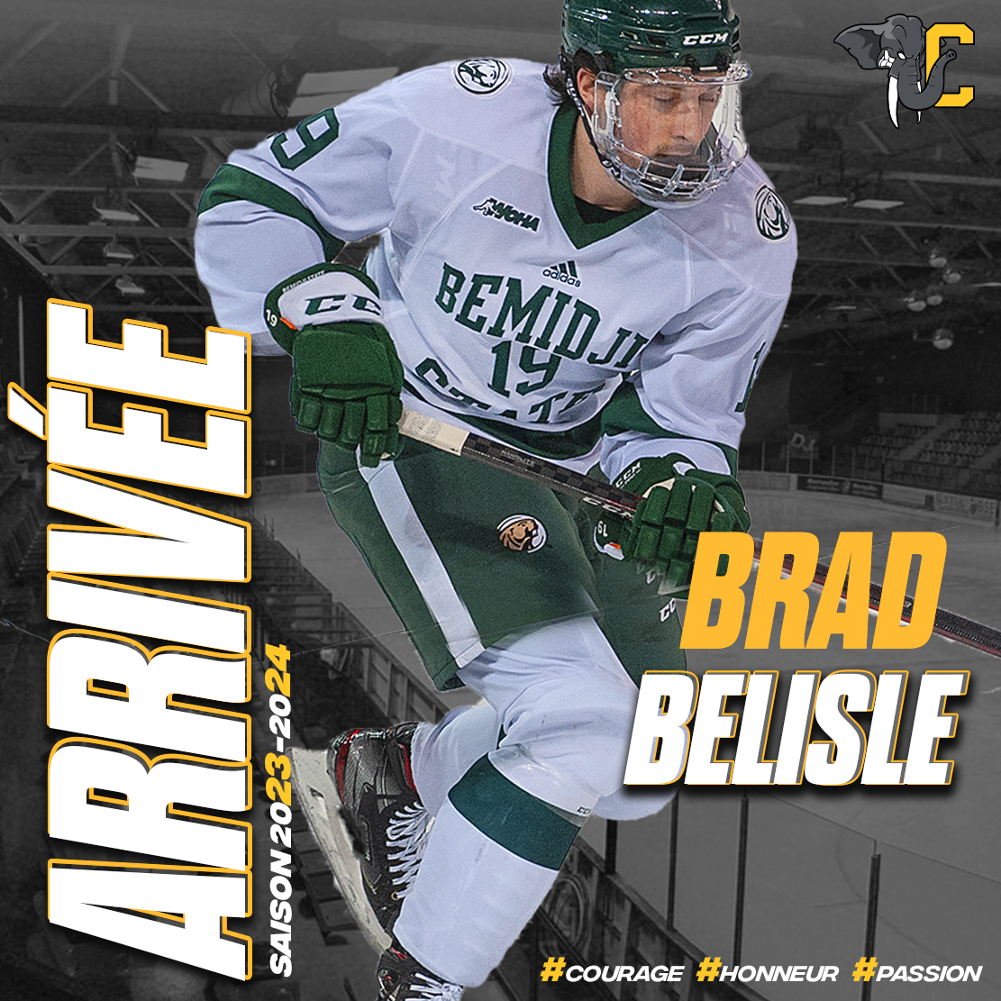 Arrivée Officielle Saison 2023-2024 : Brad Belisle - CH73 - Les ...