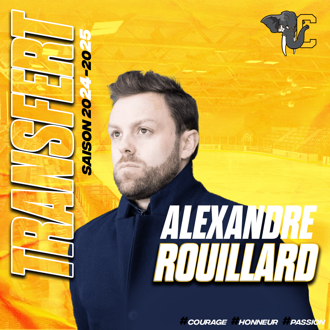 ARRIVÉE OFFICIELLE SAISON 2024-2025 : Alexandre ROUILLARD, Coach - SOC Hockey
