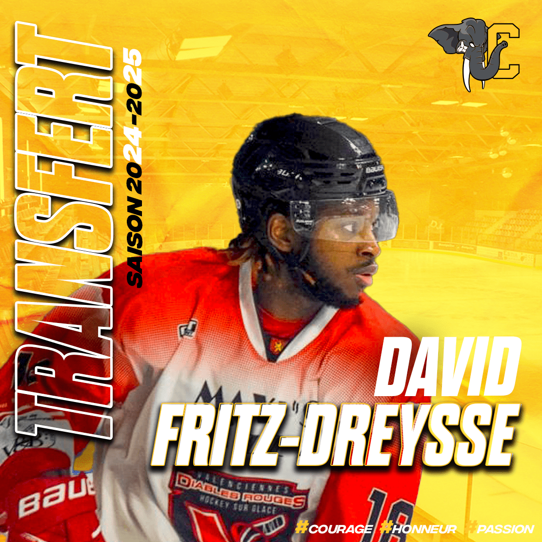 ARRIVÉE OFFICIELLE SAISON 2024-2025 : David FRITZ-DREYSSE #18 - CH73 ...